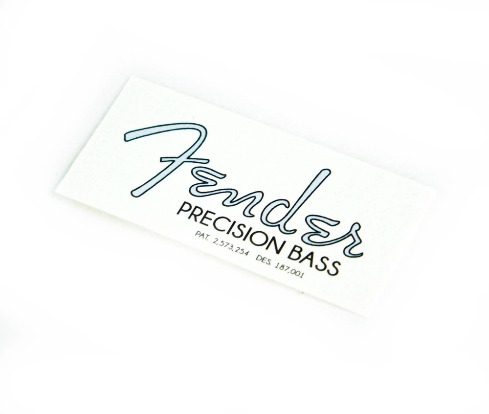 Наклейка декаль на голову грифа гитары Fender Precision Bass 1961-1963 ...