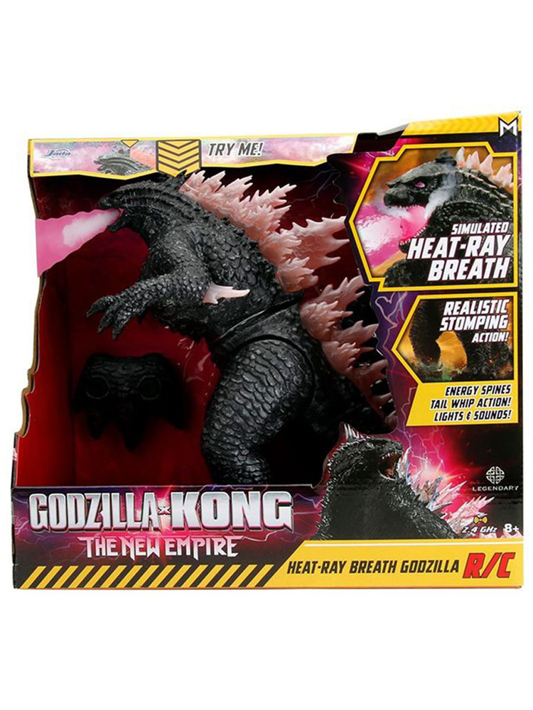 Jada Godzilla X Kong The New Empire Heat-Ray Breath Godzilla / Игрушки ...