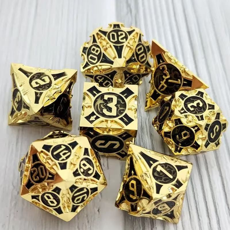 Металлический твердый кубик DND TRPG Cthulhu D20 Многогранник купить на OZON по низкой цене ...