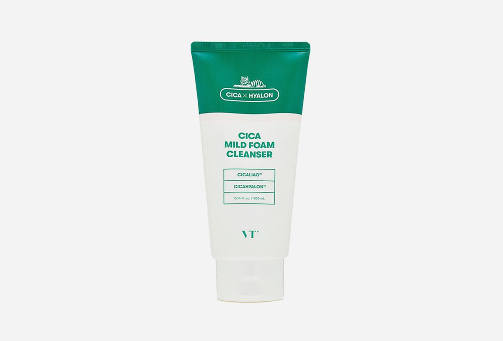 Пенка для очищения лица VT Cica mild foam cleanser объем 300 мл купить ...