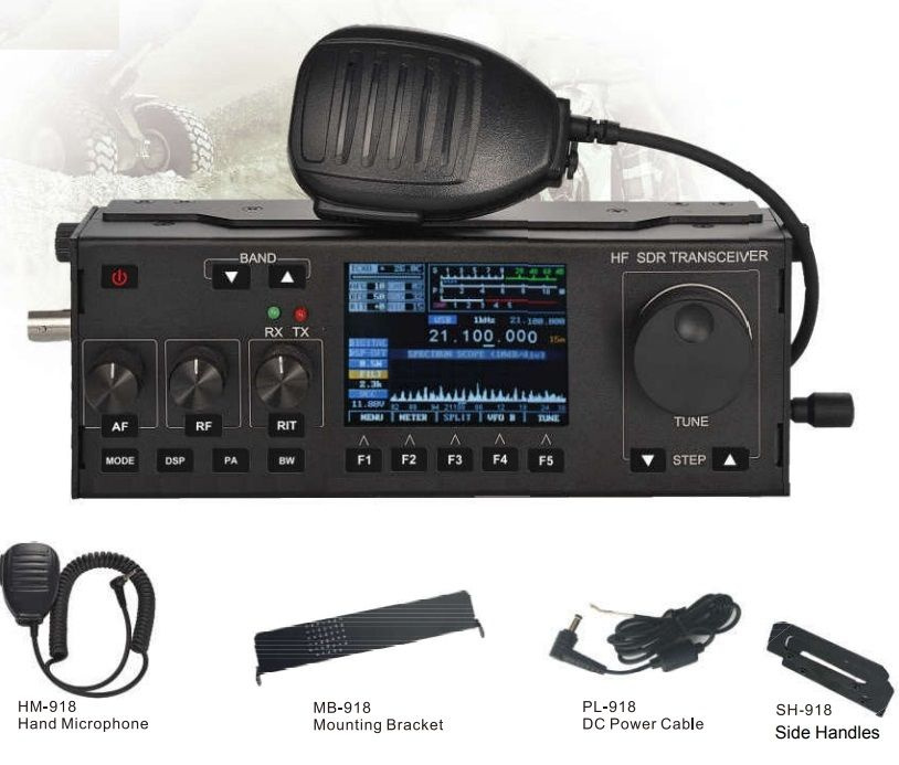 Новый RS - 918 Plus HF SDR приемопередатчик MCHF - QRP Любительский коротковолновый ...