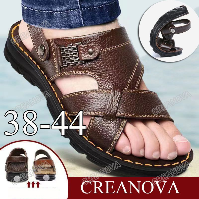 Босоножки Мужской CREANOVA Breathable, размер 44 Лето Китай Без застёжки купить c доставкой на ...