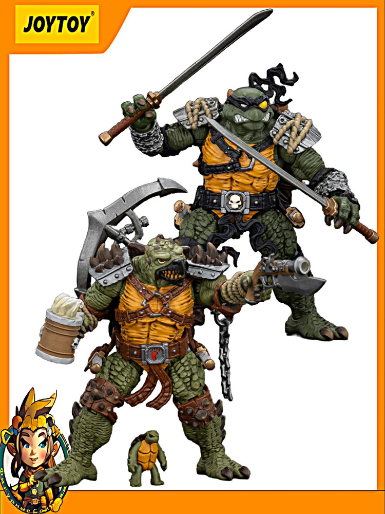 аниме фигурки TMNT-Tokka-Slash JOYTOY TMNT 1/18 Подарок модели купить ...