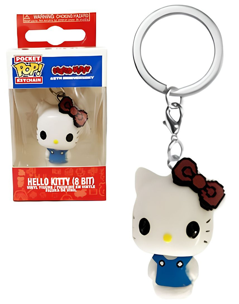 Брелок Хеллоу Китти / Funko POP! Hello Kitty 8 Bit (9см) купить на OZON ...