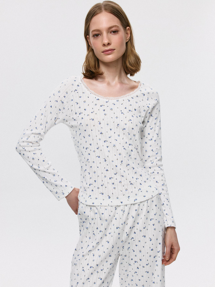 Лонгслив Женский SELA разноцветный, размер 50 Текстиль прямой купить c доставкой на OZON по ...