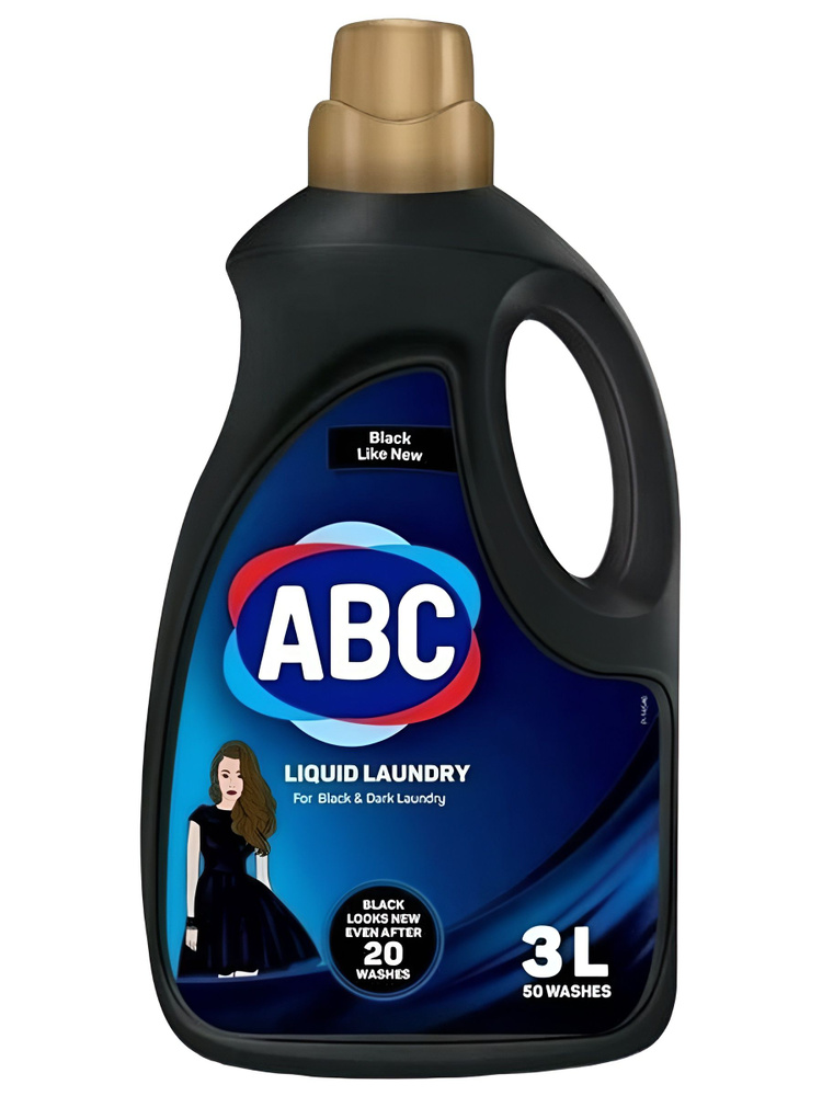 Гель для стирки белья ABC 3 л. Жидкий порошок для стирки Черного белья / АБС Турция купить на ...