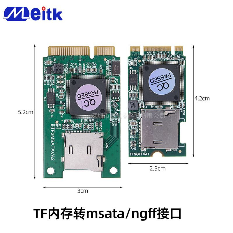 Карта microSD TF в Mini PCIE mSATA SSD Адаптер конвертер для компьютера ...