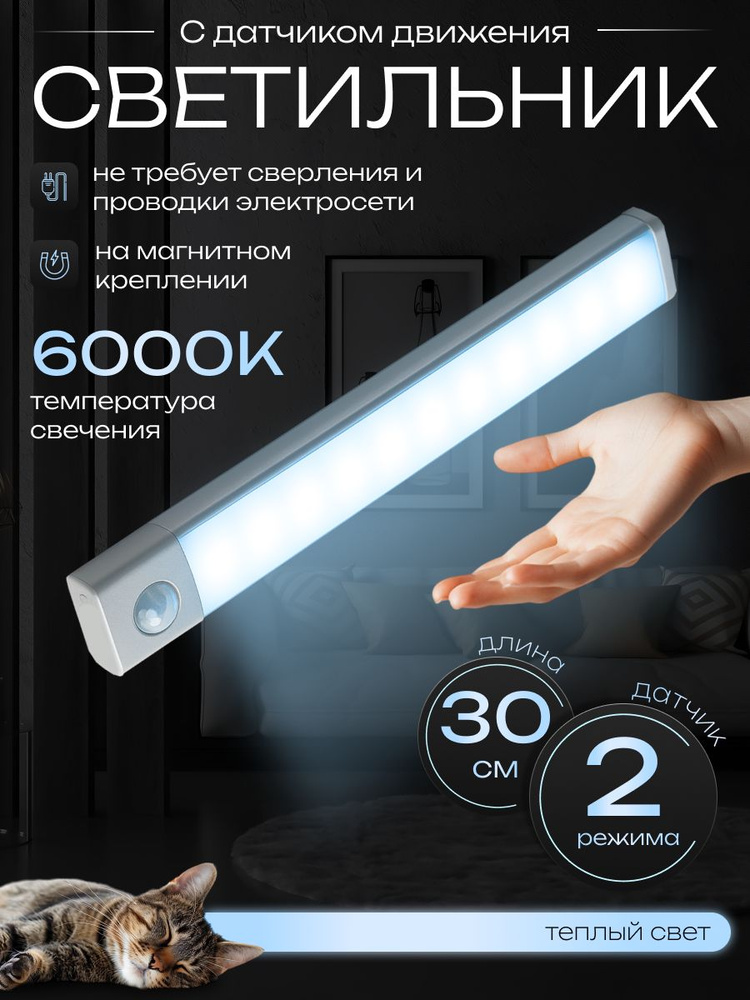 Светильник светодиодный 30 см холодного света купить на OZON по низкой ...