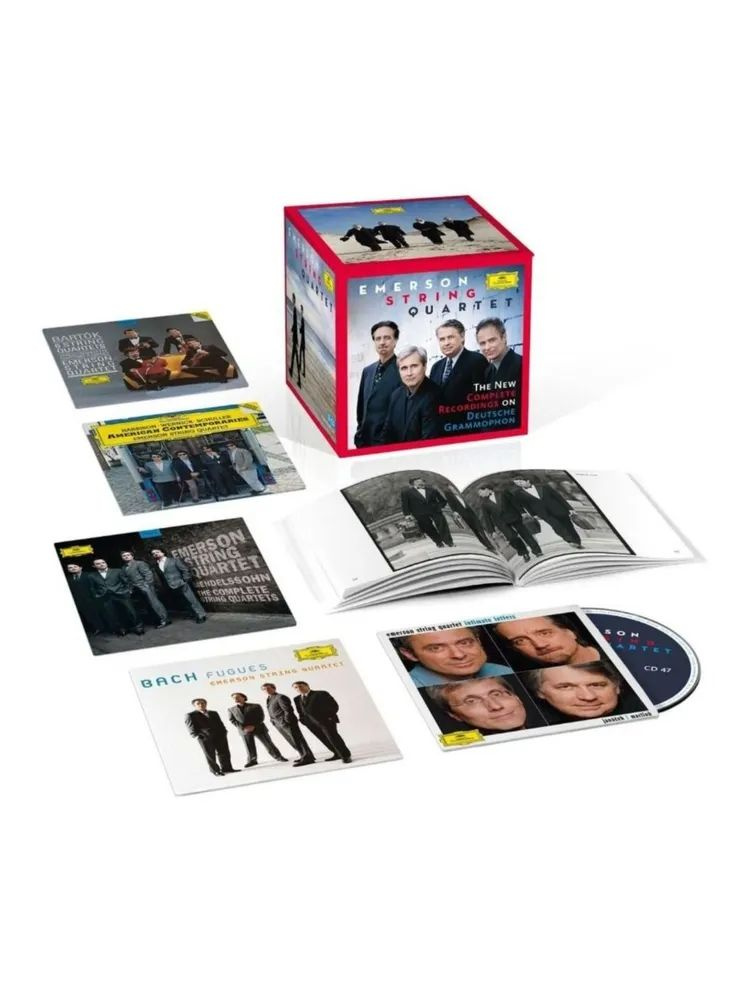 Музыка CD Emerson String Quartet - The New Complete Recordings On Deutsche Grammophon 52 x CD ...