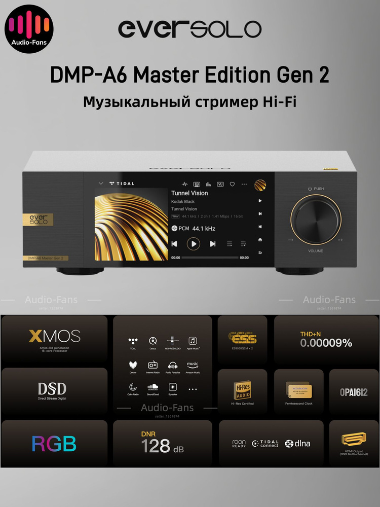 EverSolo DMP-A6 Master Edition Gen 2 (Black/черное) купить на OZON по низкой цене (2801211694)