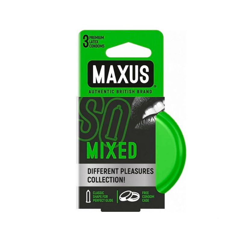Презервативы микс maxus mixed, 3 шт купить на OZON по низкой цене (2478190926)