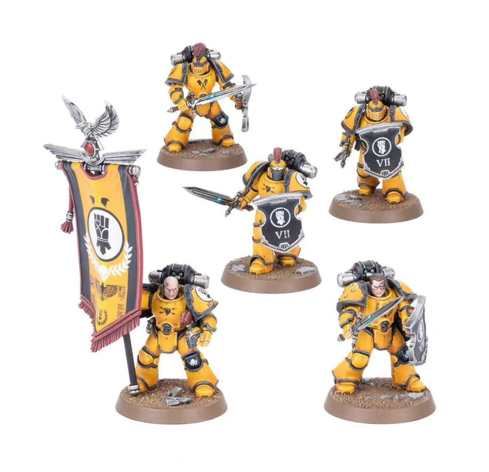MKVI Legion Command Squad / Вархаммер 40к смола / Warhammer 40000 ...