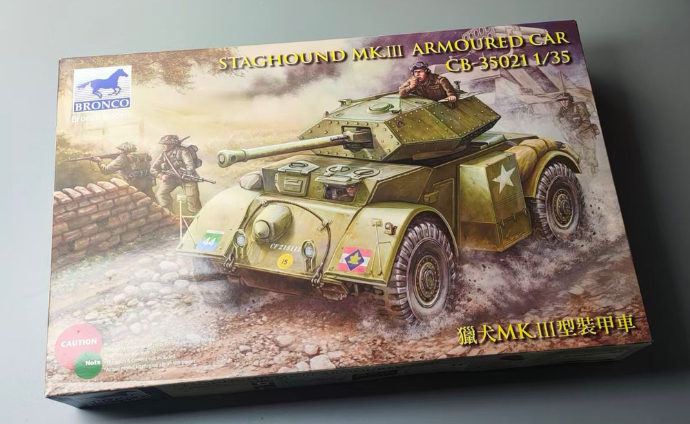 Bronco Model CB35021 1/35 Стагхаунд Mk.III Бронированный автомобиль ...