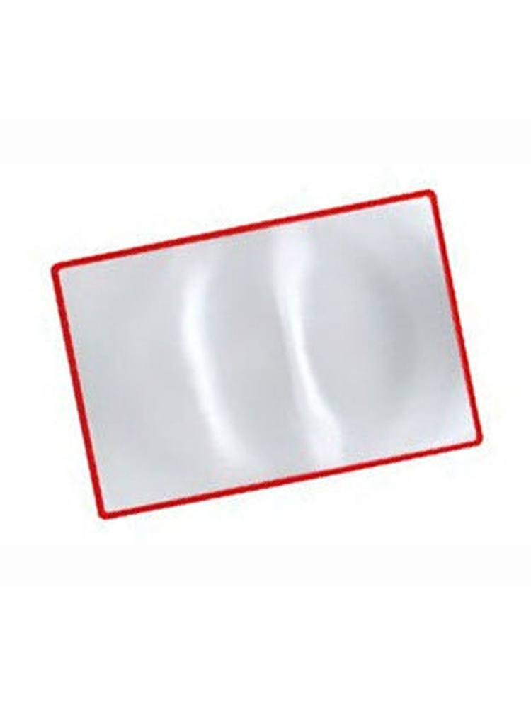 Линза Френеля Kromatech 3x, 95x135 мм, гибкая, для чтения, карманная, пластиковая, как закладка ...