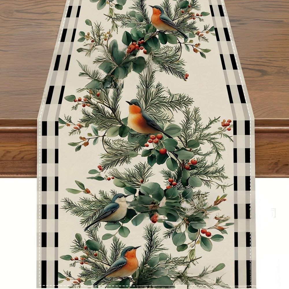 Дорожка для стола, новогоднее полотенце, Новый год 2026, интерьерное ...