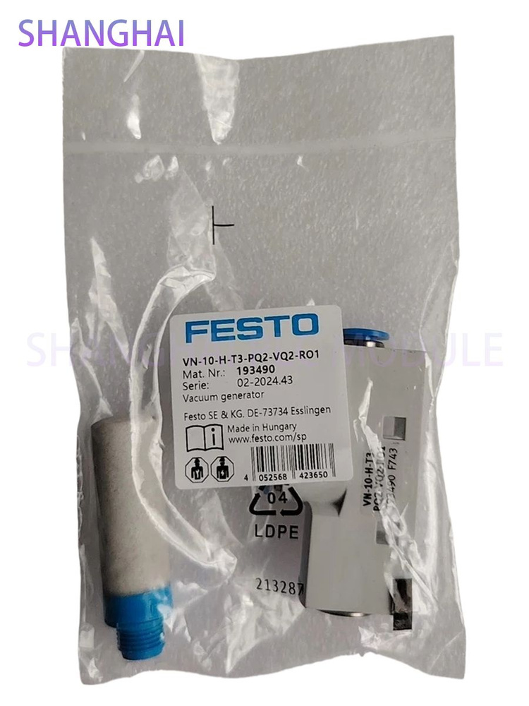 Новый оригинал Вакуумный генератор FESTO VN-10-H-T3-PQ2-VQ2-RO1 193490 ...