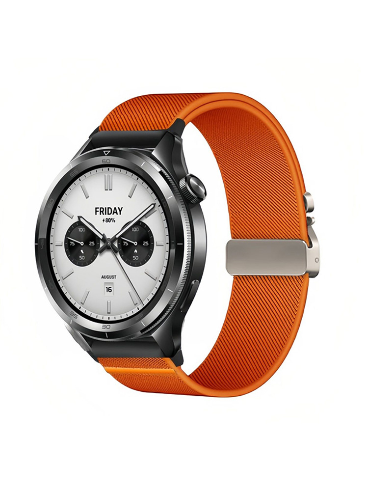 Ремешок для часов 22мм нейлоновый эластичный: Xiaomi Watch S4 S3 S2 S1, Redmi Watch 5 Active ...