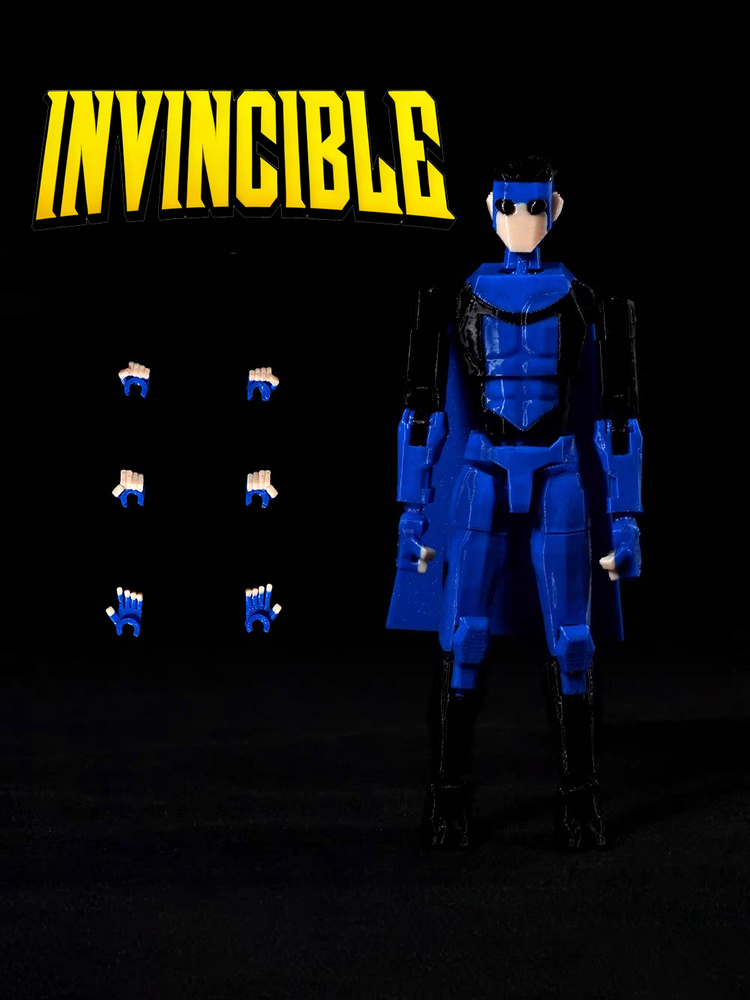 Фигурка Неуязвимый (Invincible-Mark Grayson) 9L3D,3D-печатный подвижный ...