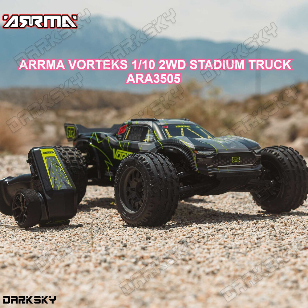 ARRMA vorteks 1:10 2wd brushless stadium truck rtr #ara3505 ...