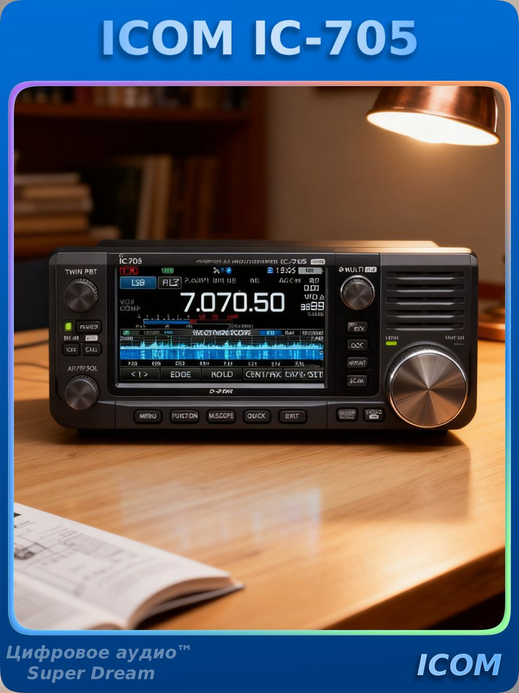 ICOM IC-705, японская версия, всережимный портативный SDR-трансивер ...