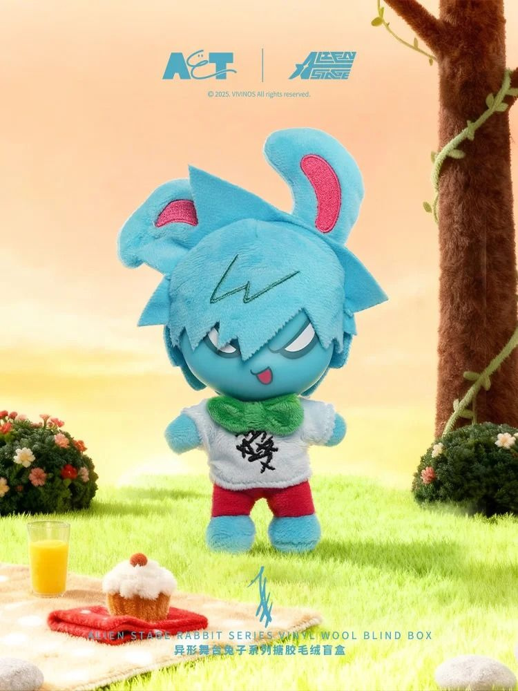 TILL-NEW ALIEN STAGE Брелок Plush / Rabbit Series Vinyl Wool Blind Box ...