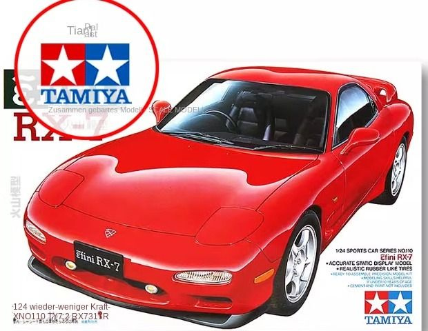 Tamiya 24110 1/24 Масштаб модели спортивный автомобиль комплект Mazda ...