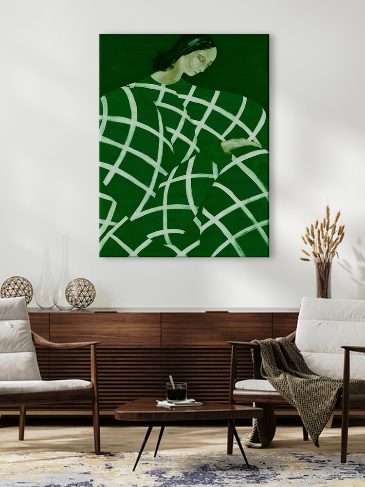 Картина на холсте для интерьера - Абстракция минимализм София Линд (5 ...