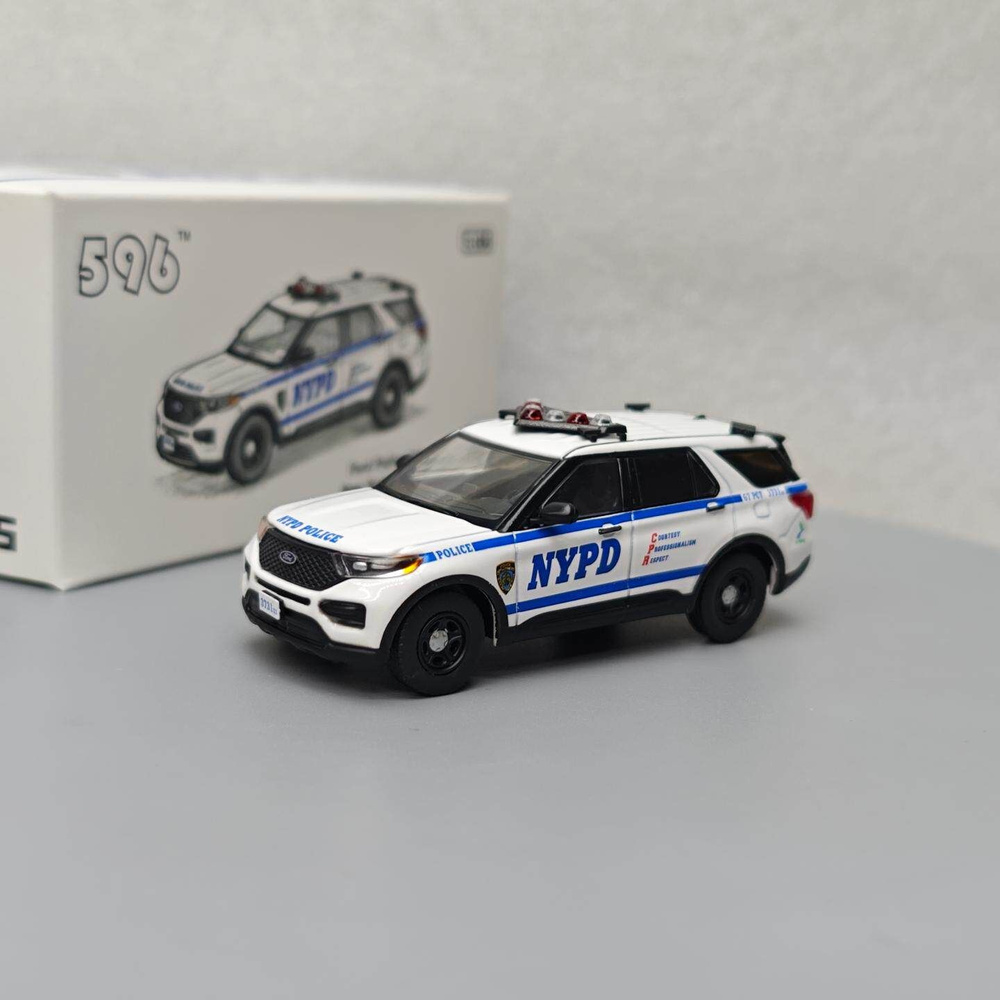 Машинка 596 MODEL 1:64 Ford Explorer Interception Police Car - New York ...