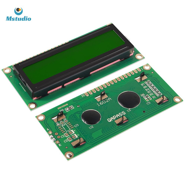 2 шт Lcd дисплей 1602 зеленый для Arduino Nodemcu Stm32без I2c переходника купить на Ozon по