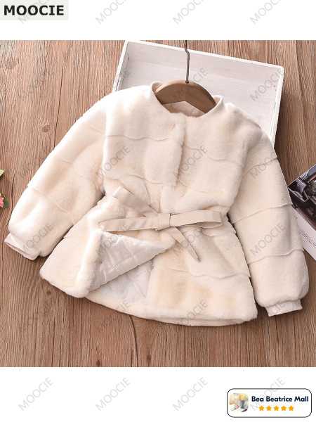 Пальто MOOCIE, Зима, размер 80, цвет бежевый, Мех искусственный - купить по выгодной цене в ...
