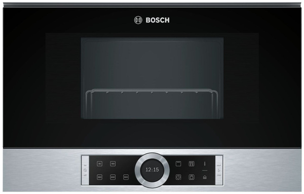 Микроволновая печь Bosch BEL634GS1 черный купить на OZON по низкой цене ...