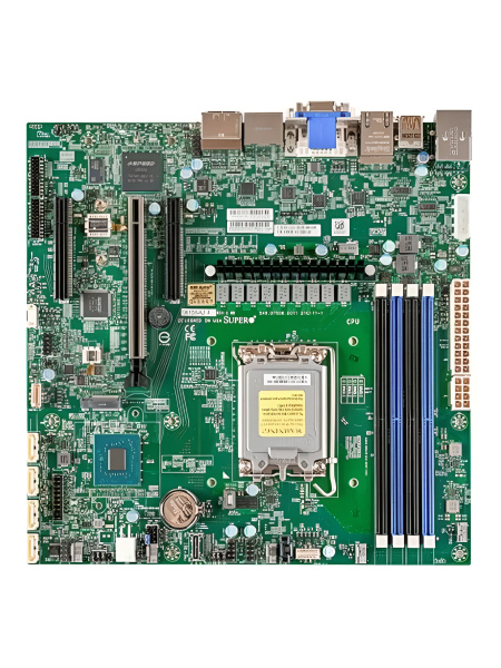 Материнская плата mATX Supermicro MBD-X13SAZ-F-B LGA1700, R680E купить ...