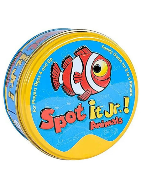 Настольная игра Дубль "Spot It" Animals (игра похожа на доббль/dobble ...