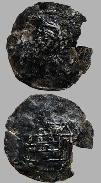 Древняя монета эпохи викингов Denier Otto I the Great (Otto I) (962-973 ...
