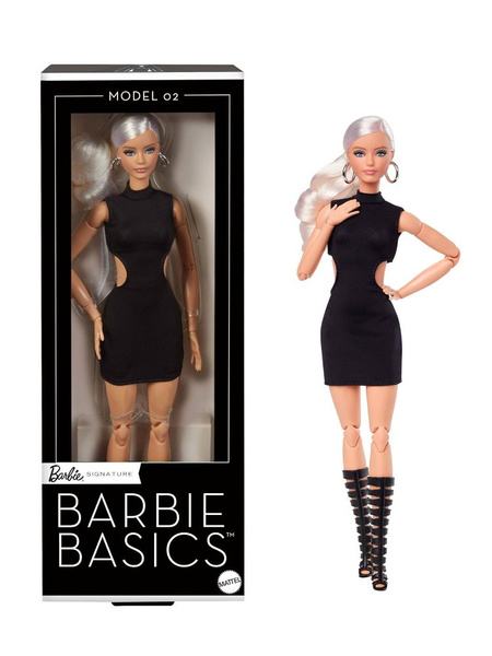 Кукла Барби Basics 02 с легко съемной головой блондинка Barbie База 2 Barbiecore Outfit новинка ...