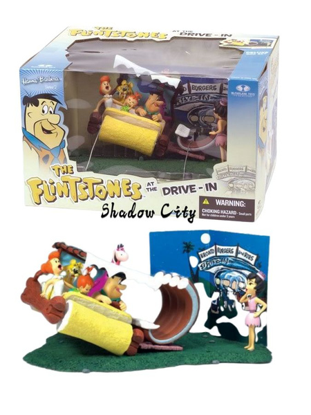 игрушки McFarlane Hannah Barbara Cartoon Series Flintstones Deluxe Set ...