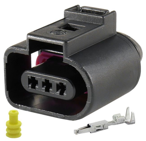 Разъем 1J0973703 датчика уровня масла VAG, (3 pin) 3 контакта, без ...