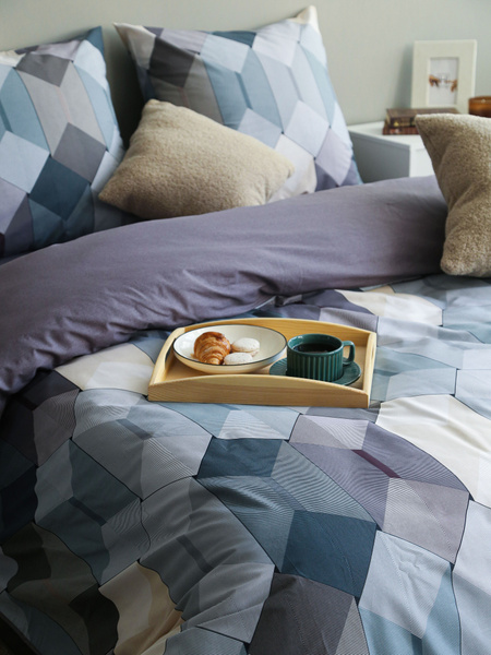 Комплект постельного белья Sofitex Двуспальный с простыней ЕвроПоплин 2-спальное с Евро ...