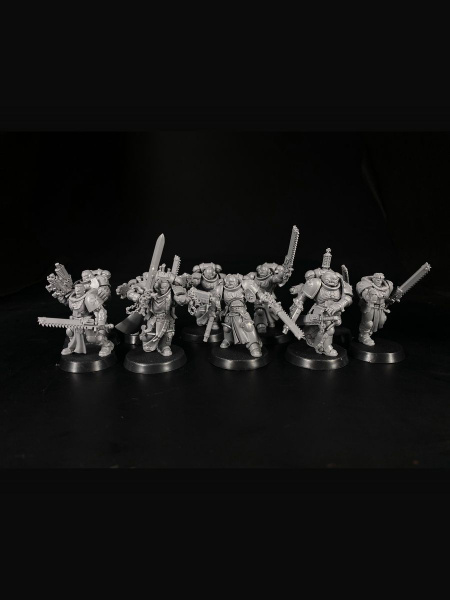 Black templars Primaris Crusader Squad. миниатюра по вселенной ...
