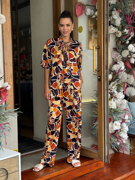 Комплект одежды Женский MARMELAD Домашний темно-фиолетовый, желтый, размер универсальный ...