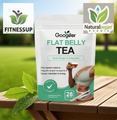 Googeer Flat Belly Tea Натуральный Травяной Чай с Кассией и Улуном для ...