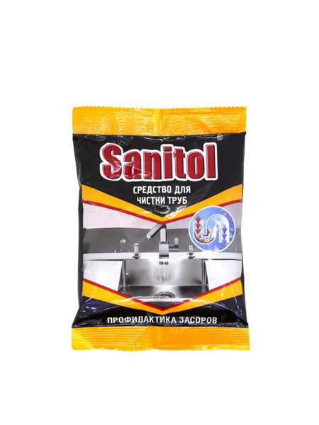 Sanitol Средство для чистки труб купить на OZON по низкой цене (2866892392)