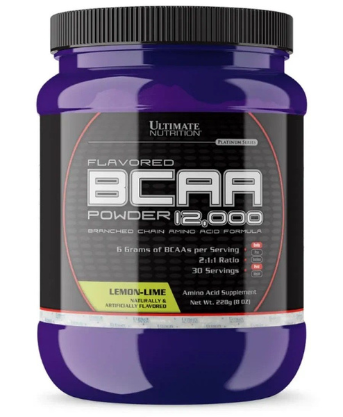 ULTIMATE NUTRITION BCAA Powder 12 000 // Аминокислоты ВСАА 2:1:1 в ...