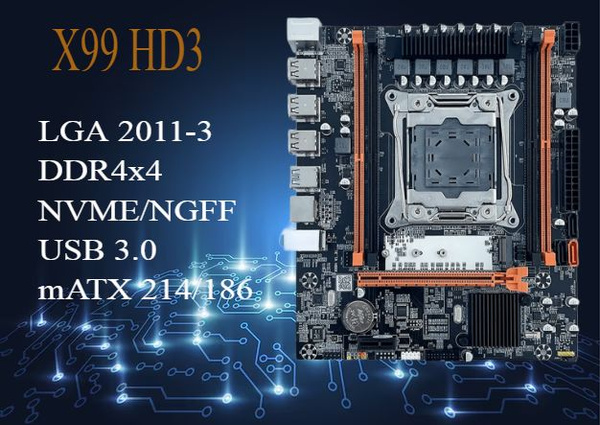 LGA 2011-3/Socket 2011/Процессор LGA 2011-3/X99 HD3, LGA 2011, LGA 2011 ...