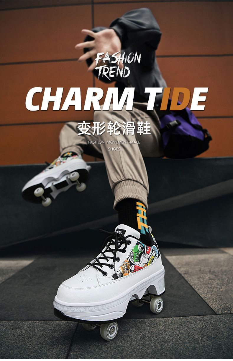 Толстая подошва, Роликовые Девочки, Мальчики KERNA EVA, Искусственная кожа Спортивная ходьба ...