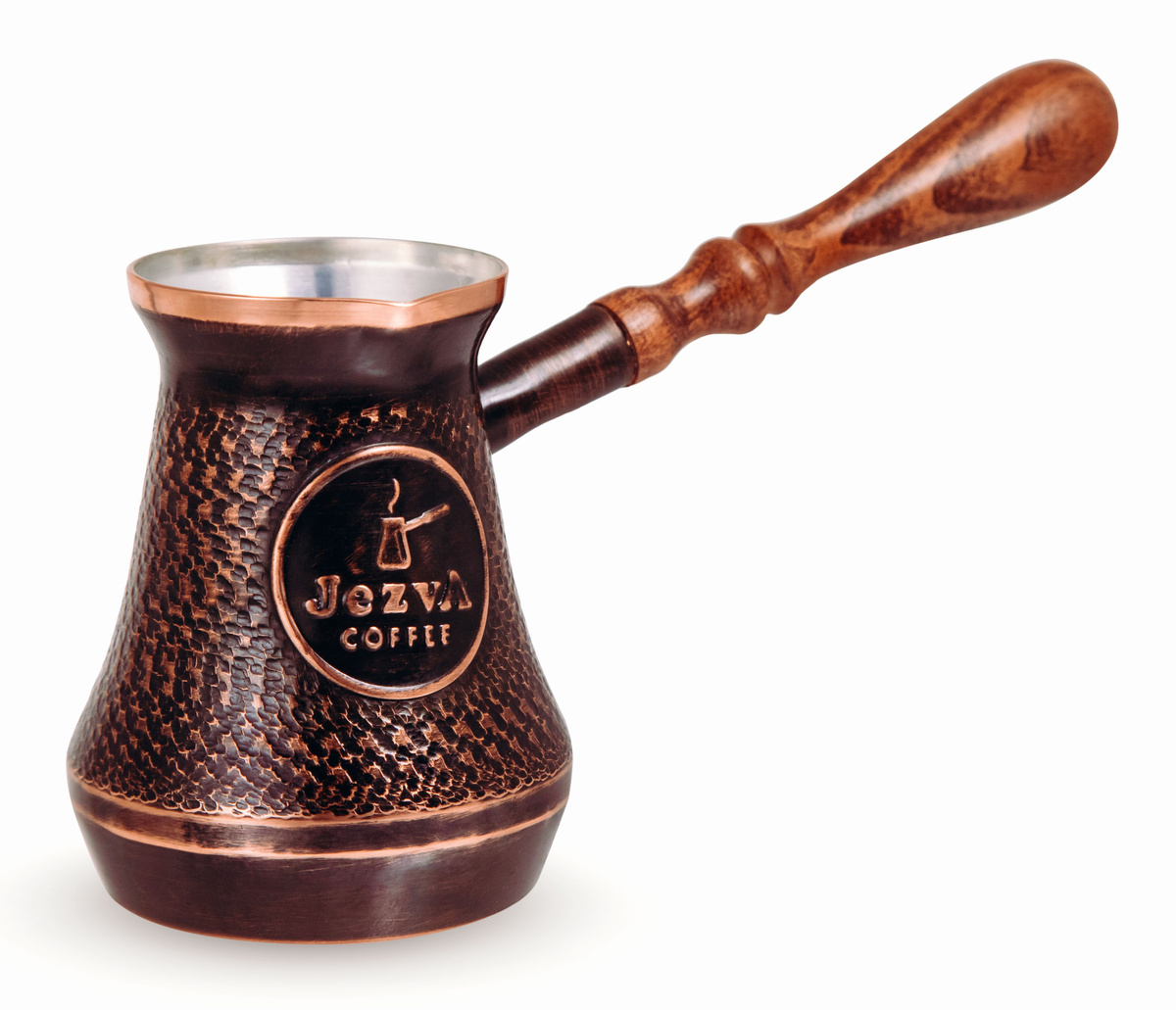 Турка для кофе медная 270 мл, JEZVA COFFEE Армянская джезва цельная, коллекция "Винтаж" купить ...