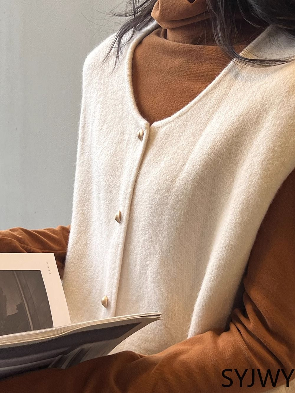 Топ Женский SYJWY средне-серый, черный матовый, размер 40 Полиэфирный шелк Без рукавов ...