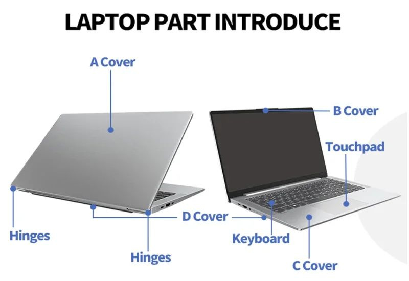 14-дюймовый корпусной элемент для ноутбука серии ASUS S4100, S4200U ...