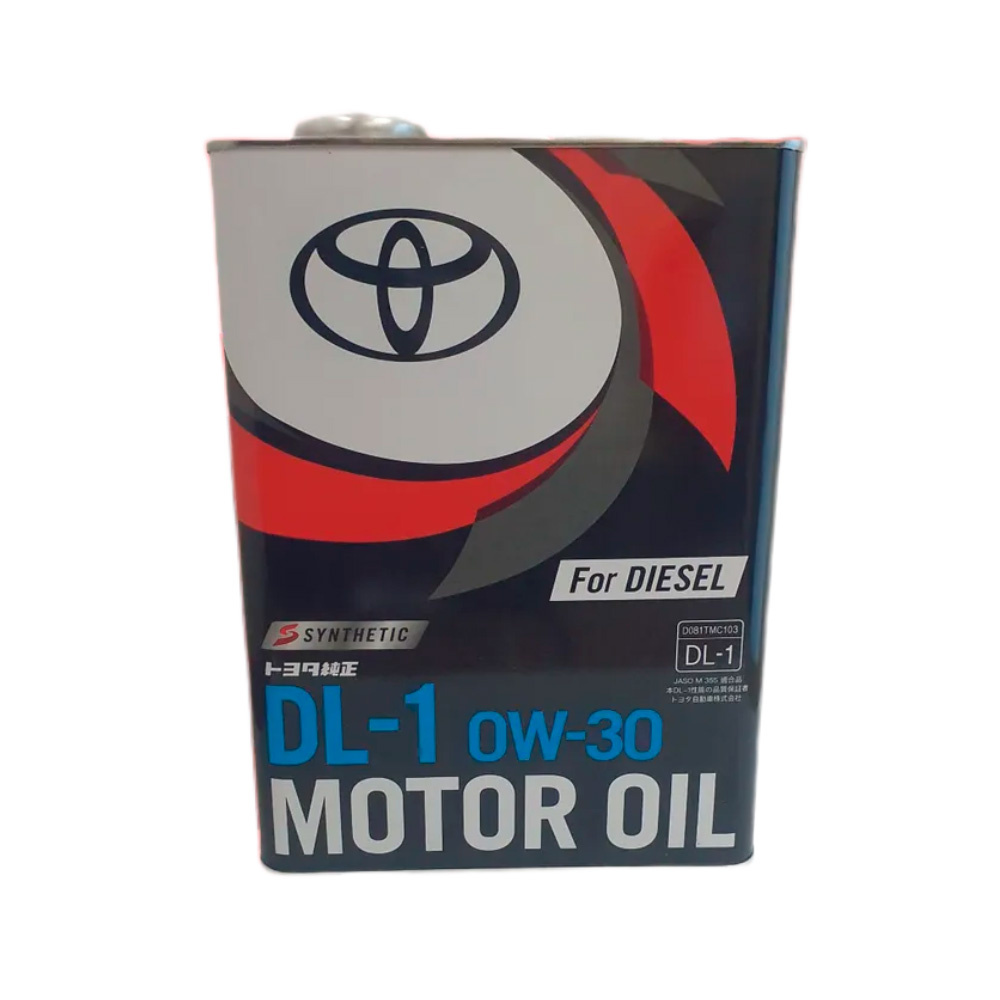 Масло моторное Toyota Castle Diesel Oil DL-1 0W-30 Синтетическое 4. л 888302905 купить c ...