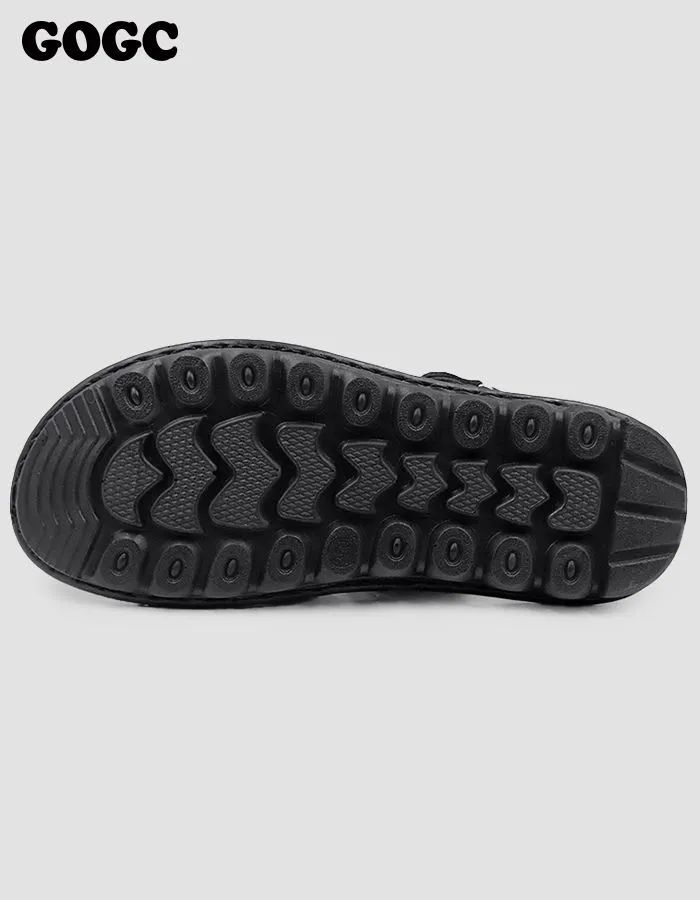 Сандалии Мужской GOGC, размер 41 Синтетическая кожа Рельефный рисунок подошвы Демисезон Россия ...